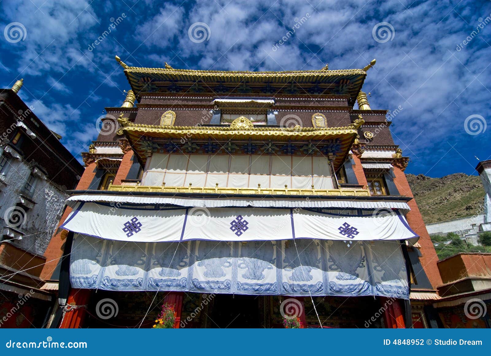 Tibetan Monastery stock photo. Image of tibetan, building - 4848952