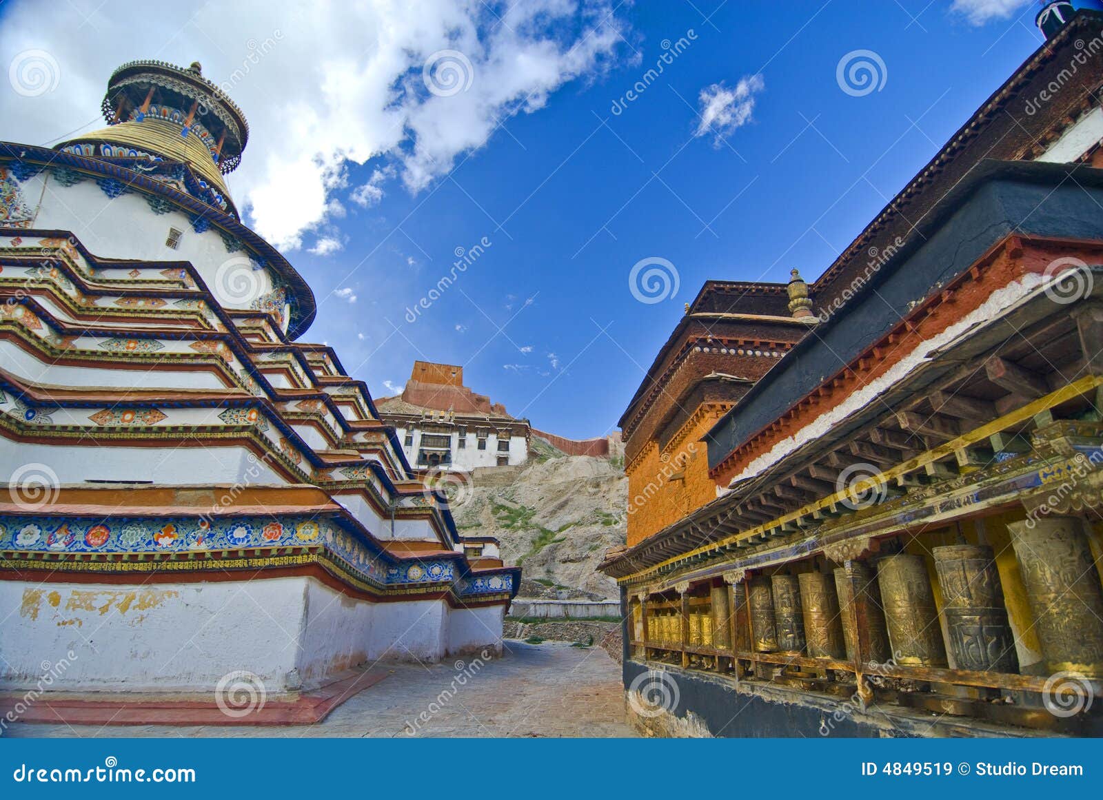 Tibetan Monastery exterior stock image. Image of historic - 4849519
