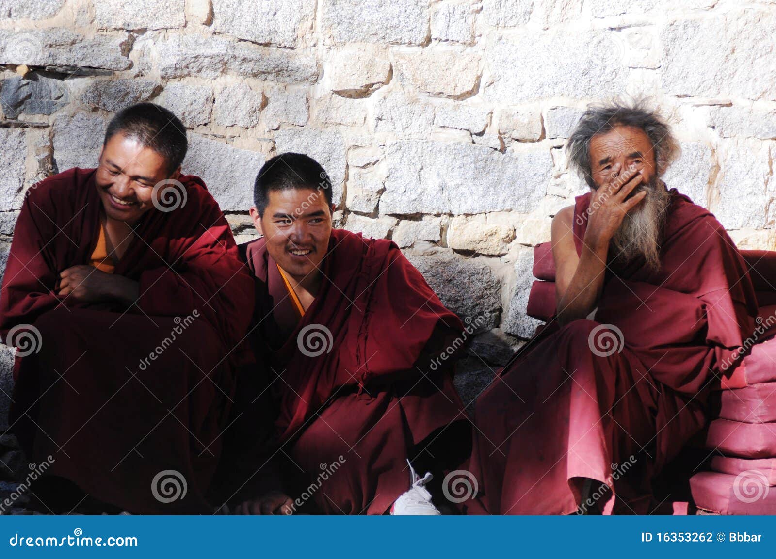 Tibetan monks editorial photography. Image of flower - 16353262