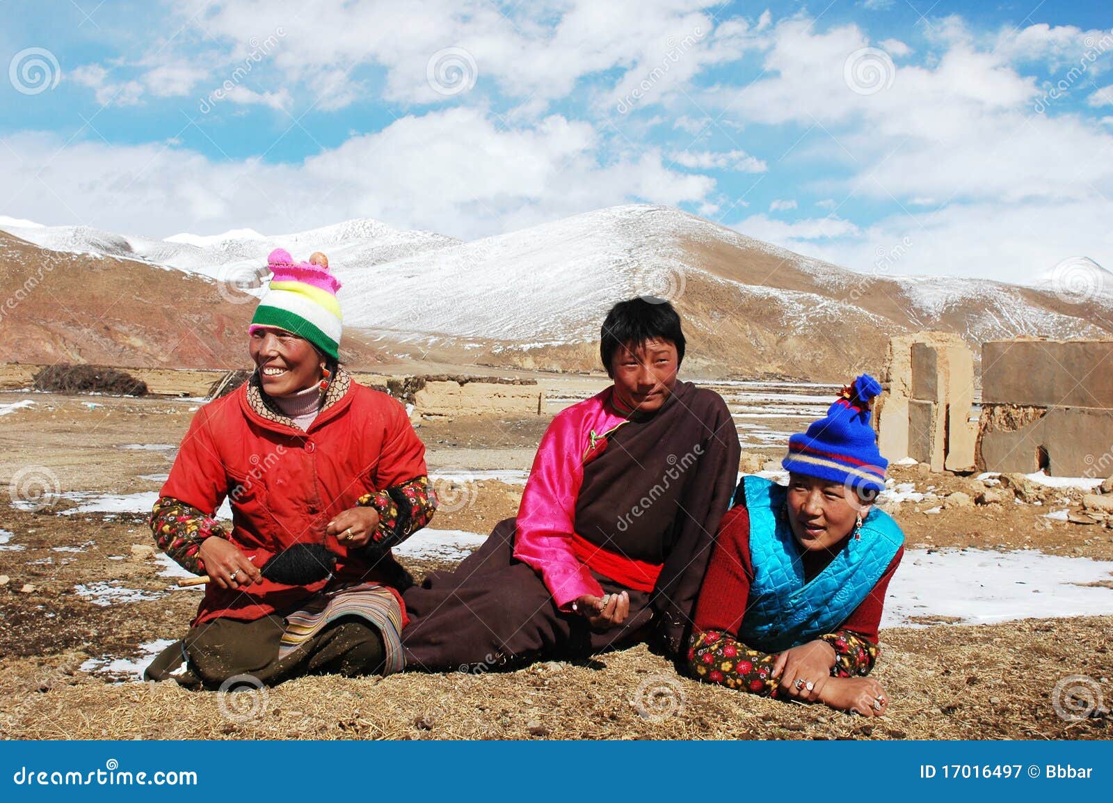 Tibetan people editorial photography. Image of face, cosmetic - 17016497