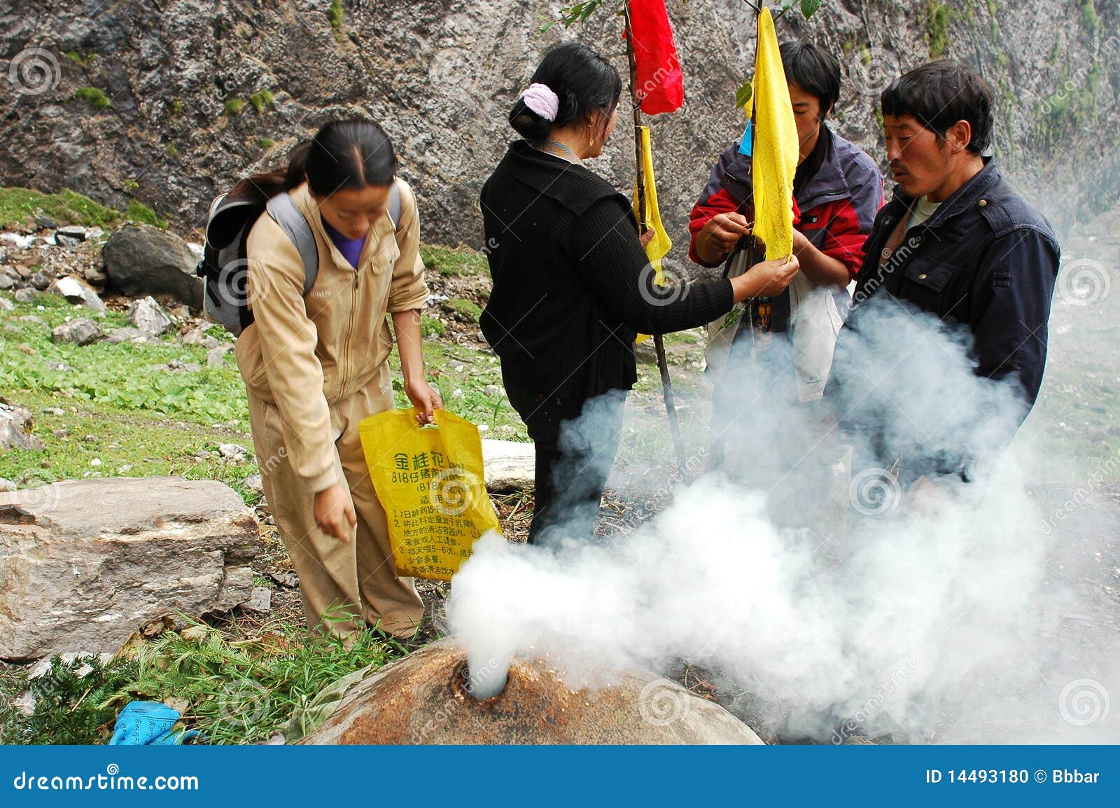 Tibetan pilgrims editorial image. Image of portrait, face - 14493180