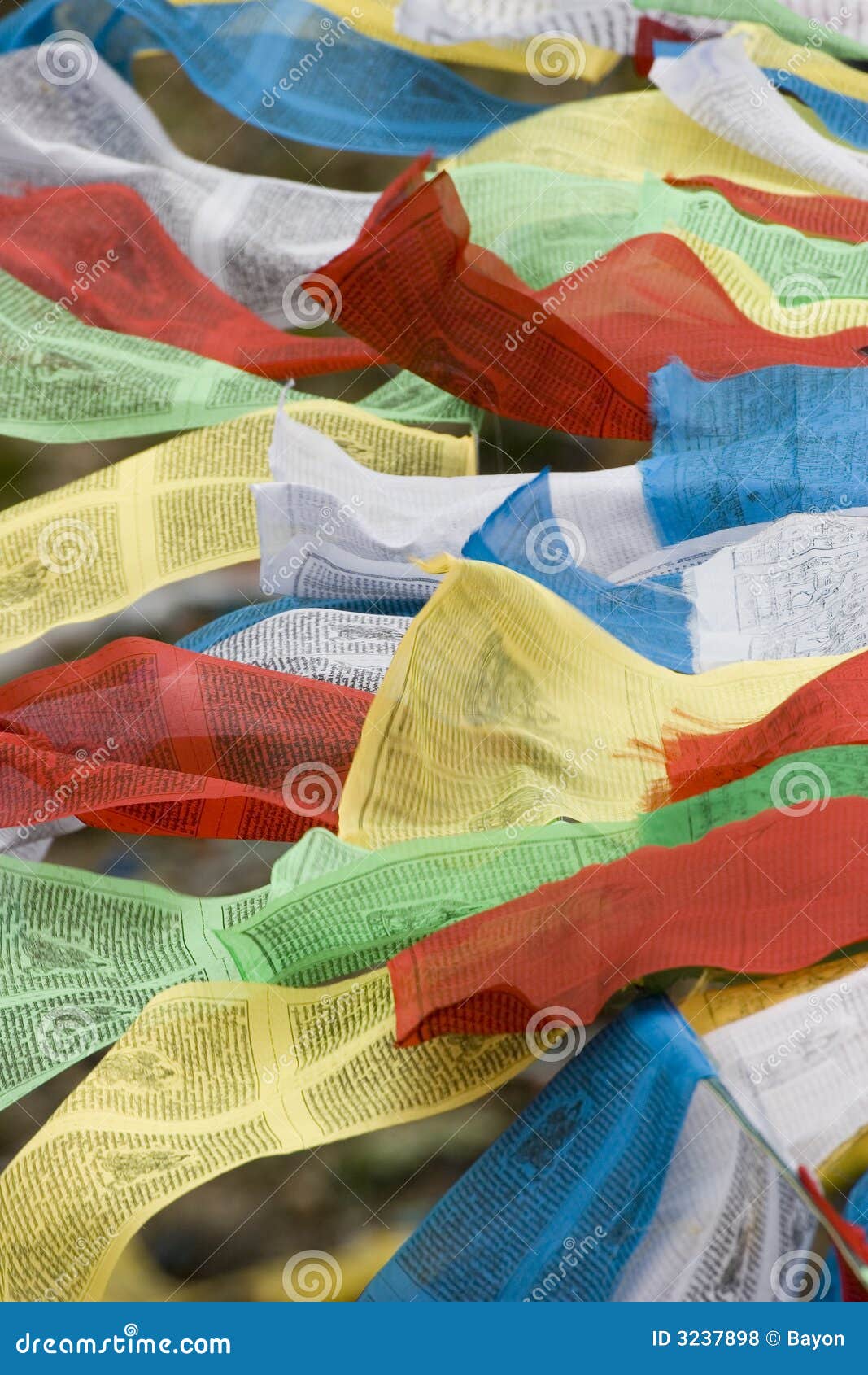 Tibetan Prayer Flags in Lhasa Stock Photo - Image of culture, travel ...
