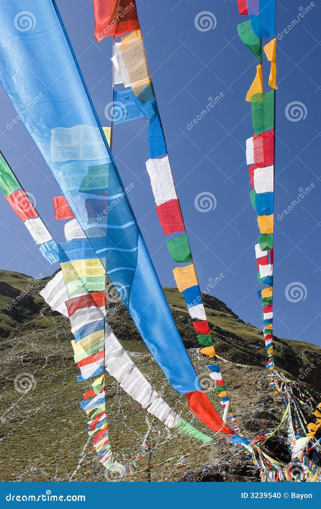 Tibetan Prayer Flags in Lhasa Stock Photo - Image of asia, prayer: 3239540