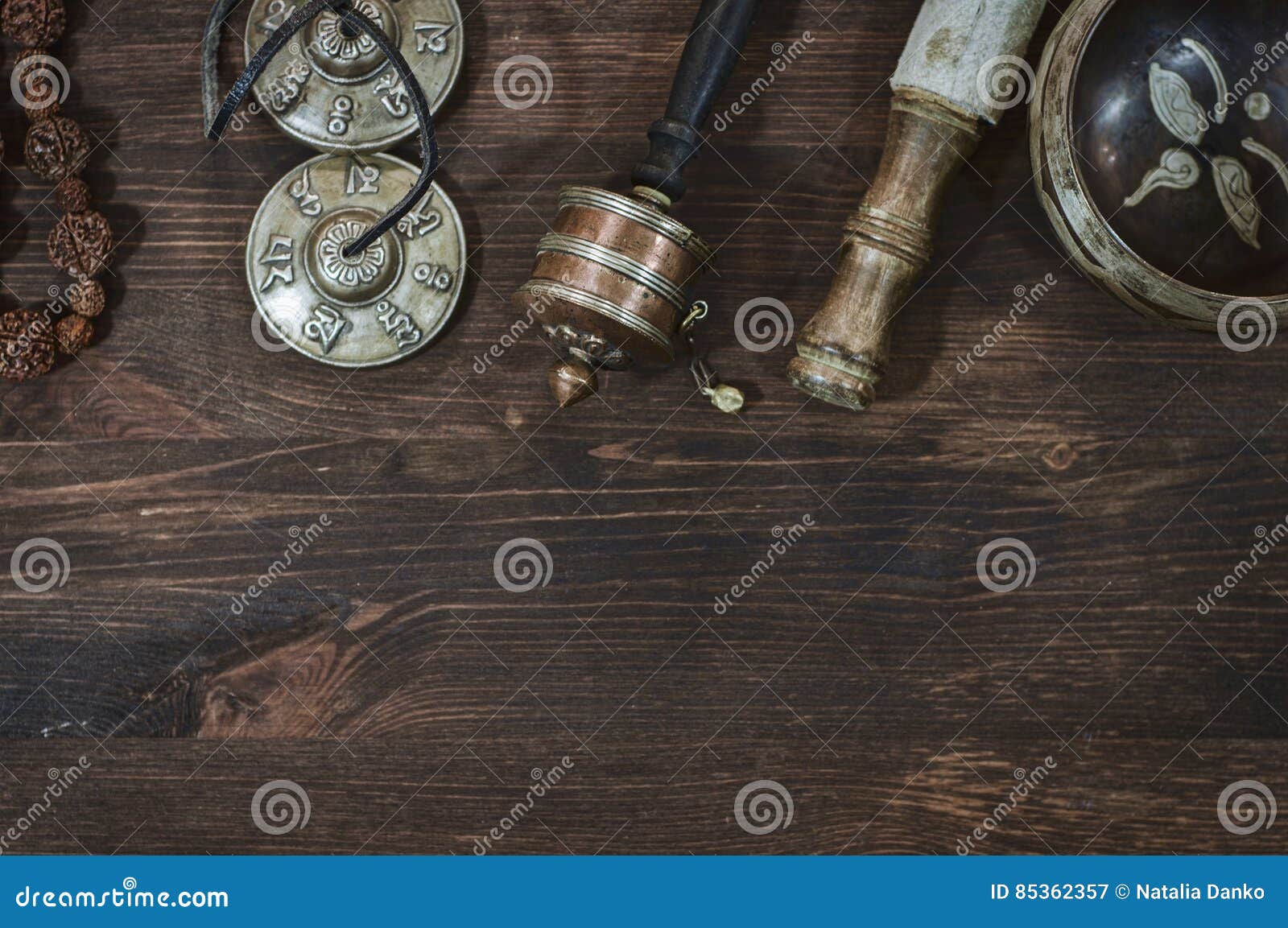 Tibetan Religious Objects For Ritual Royalty-Free Stock Photo ...