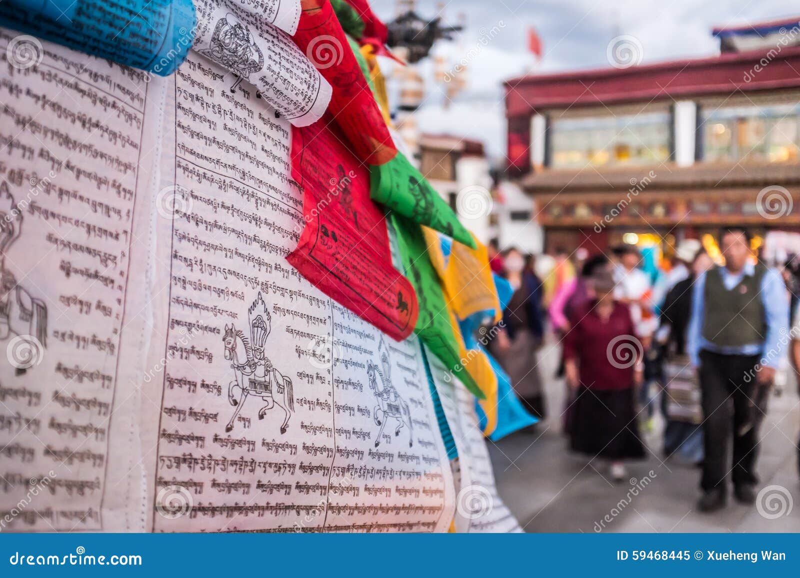 Tibetan scriptures stock image. Image of architecture - 59468445