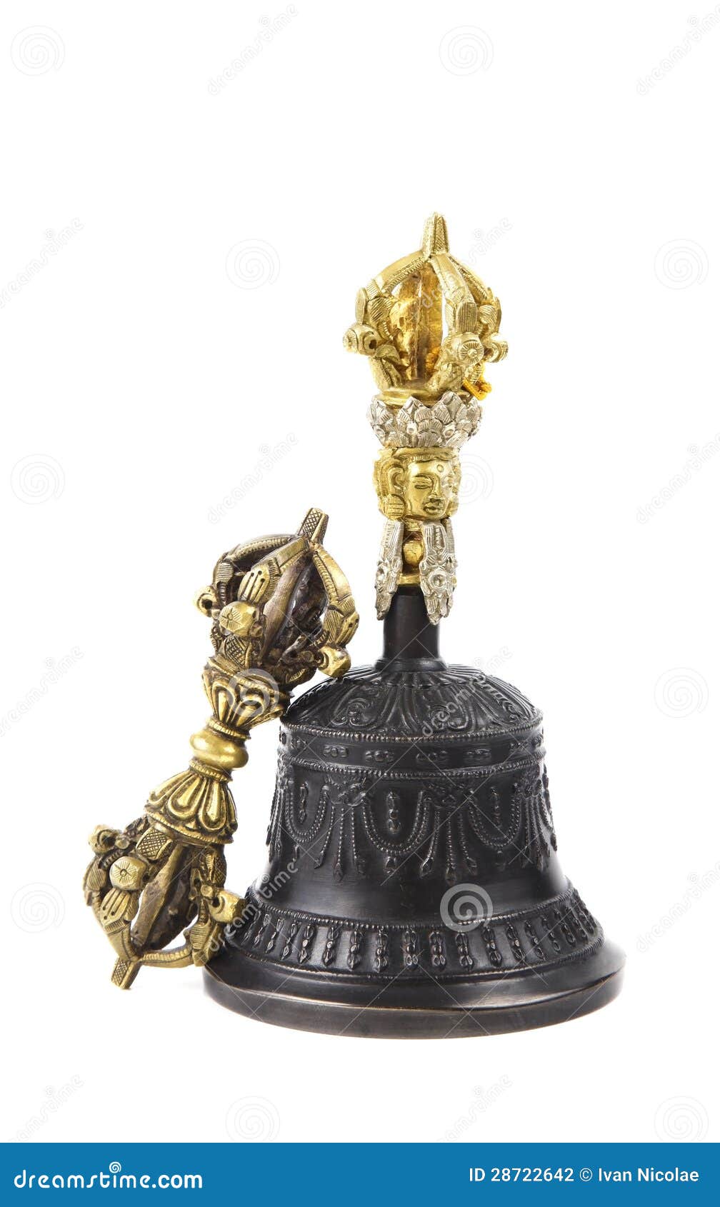 Tibetan Singing Bell Relic stock photo. Image of holy - 28722642