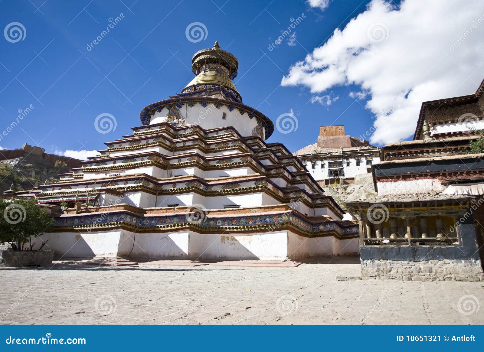 Tibetan temple stock image. Image of vacation, religion - 10651321