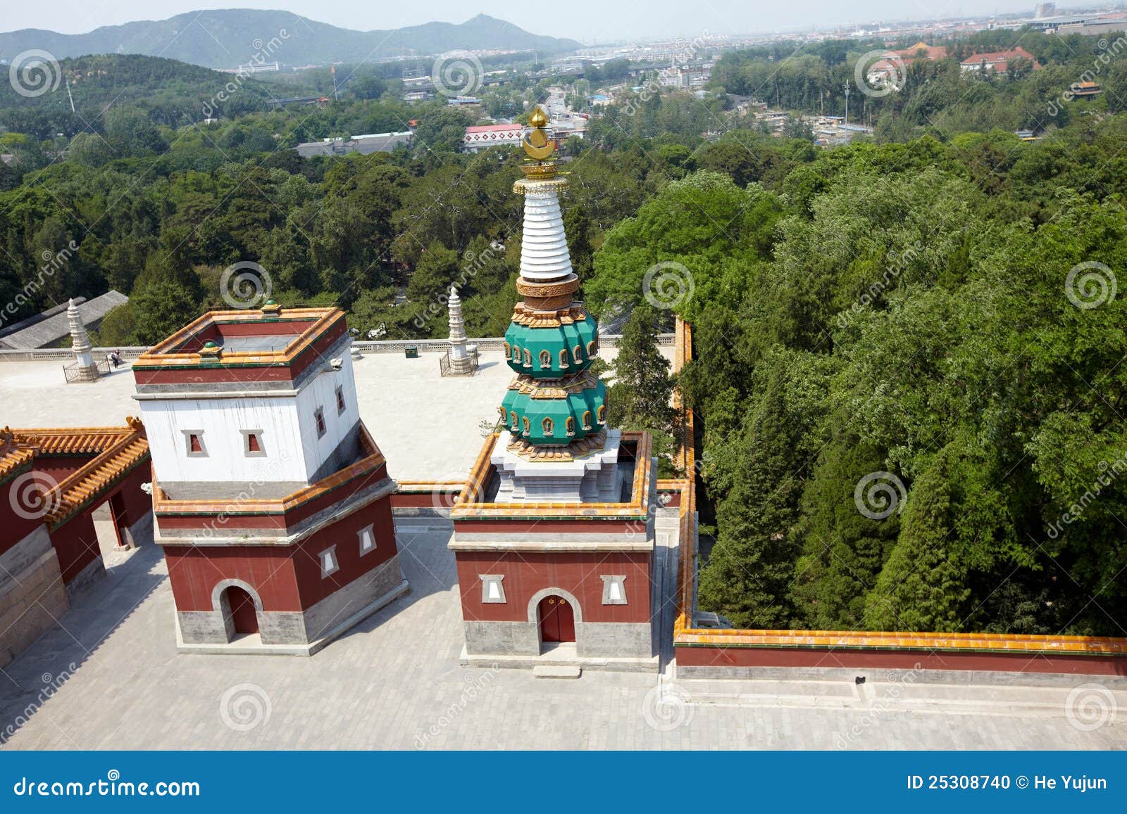 Tibetan temple stock photo. Image of tibetan, resort - 25308740
