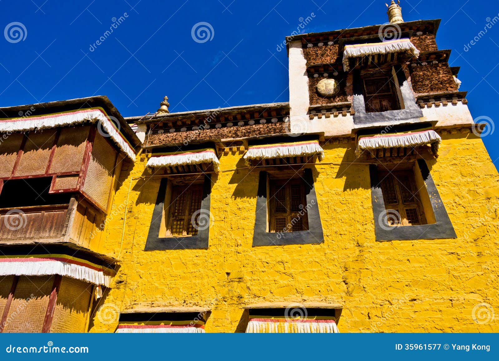 Tibetanische Architektur, Labrang Lamasery Stockbild - Bild von ...