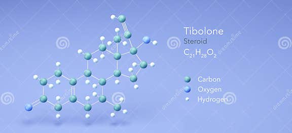 Tibolone Molecule, Molecular Structures, Livial, 3d Model, Structural ...