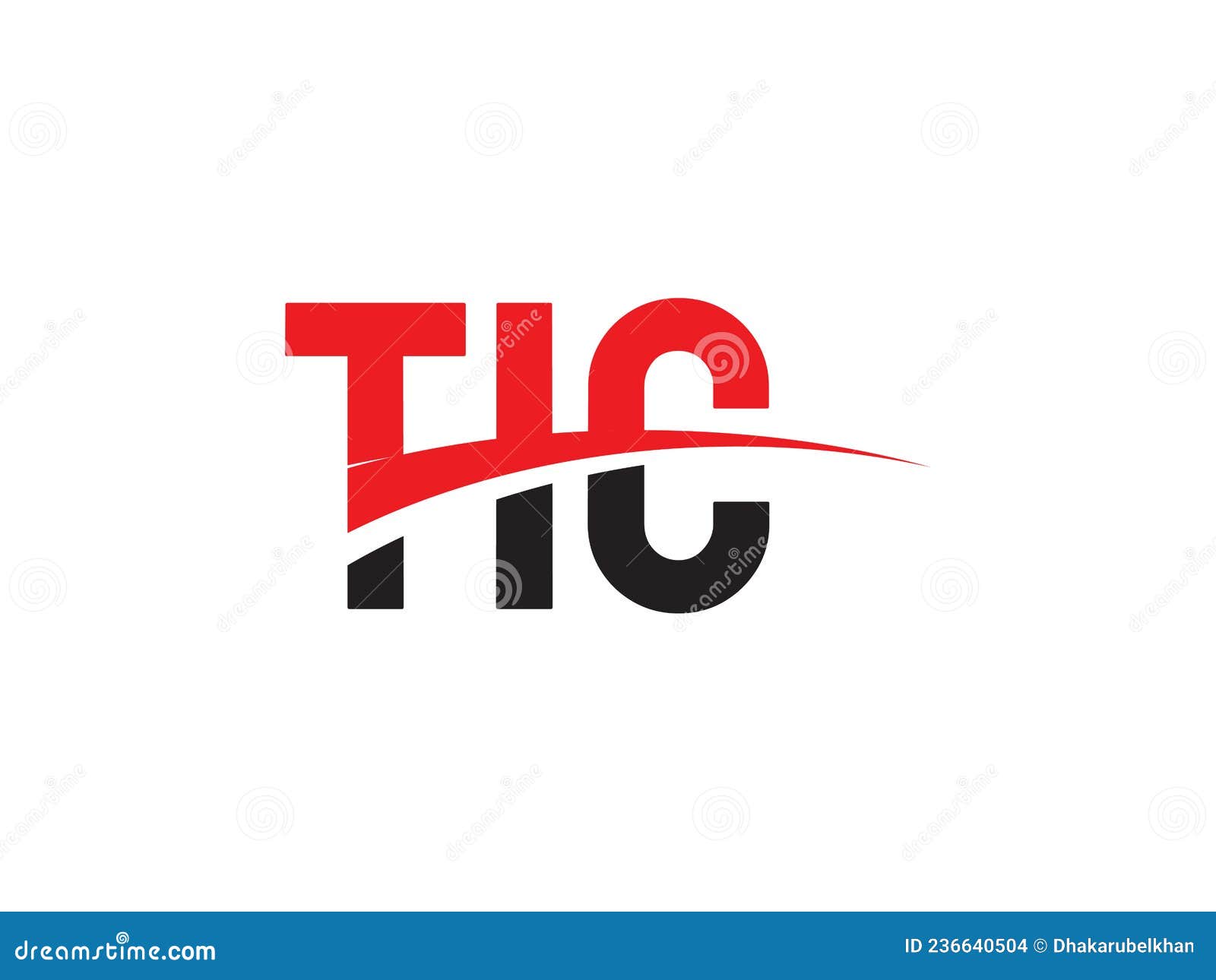 TIC Letter Initial Logo Design Vector Illustration Stock Vector ...