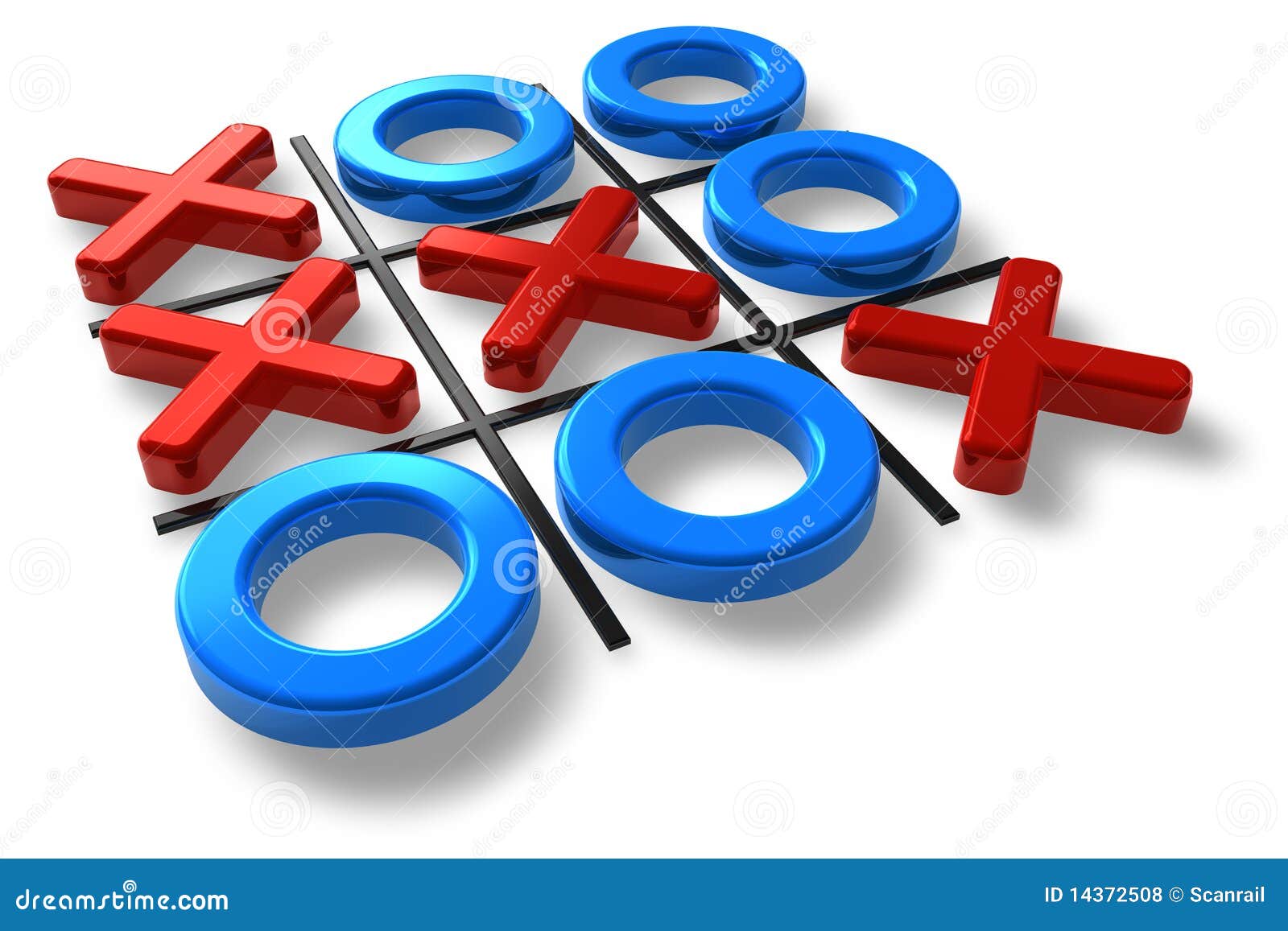 Tic-tac-toe stock illustration. Illustration of concept - 14372508