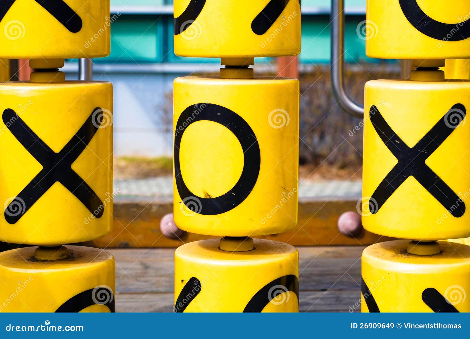 Tic Tac Toe stock image. Image of playground, game, yellow - 26909649