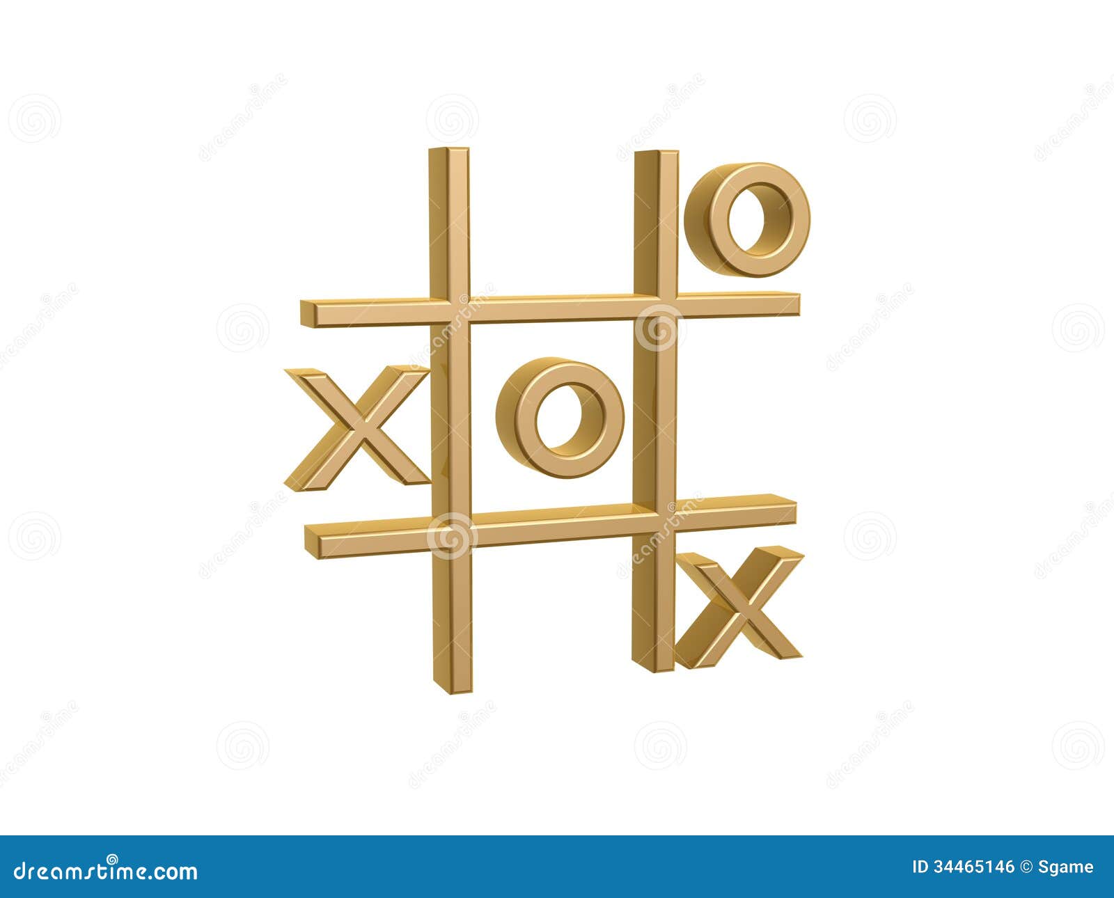 Tic-Tac Toe Game-Symbol stock abbildung. Illustration von kreis - 34465146
