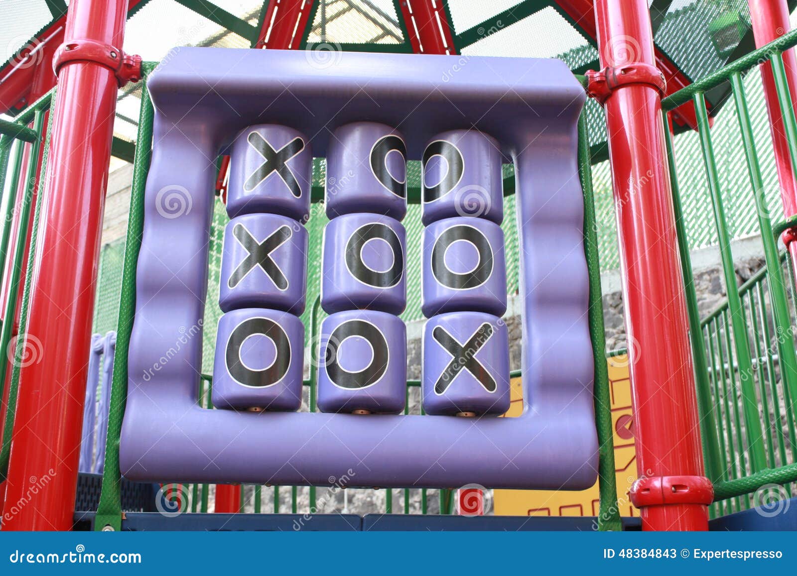 Tic tac toe playground stock image. Image of parque, gato - 48384843