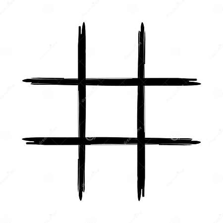 Tic Tac Toe Variations Table. Mini Game. Vector Illustration. Stock ...