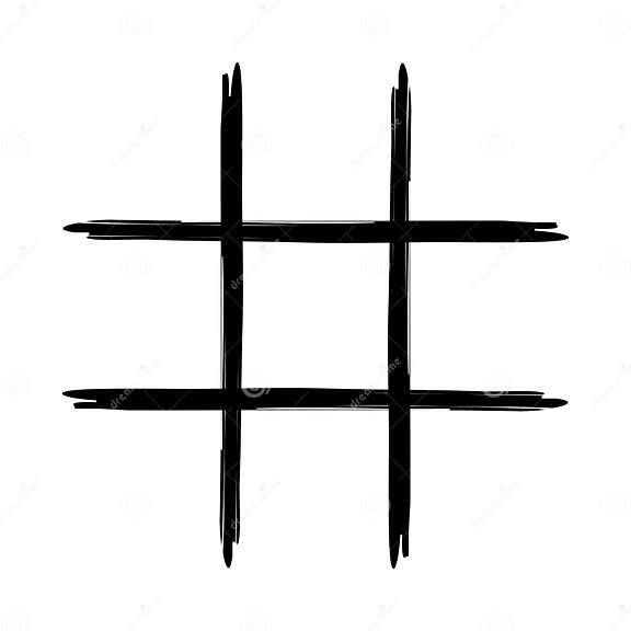 Tic Tac Toe Variations Table. Mini Game. Vector Illustration. Stock ...