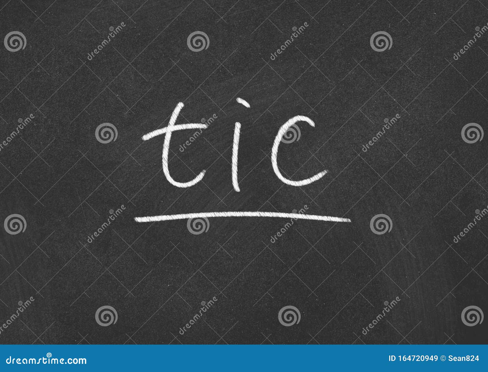 Tic image stock. Image du concept, craie, texte, éducation - 164720949