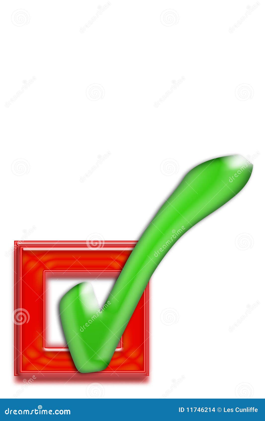 Tick stock illustration. Illustration of success, background - 11746214