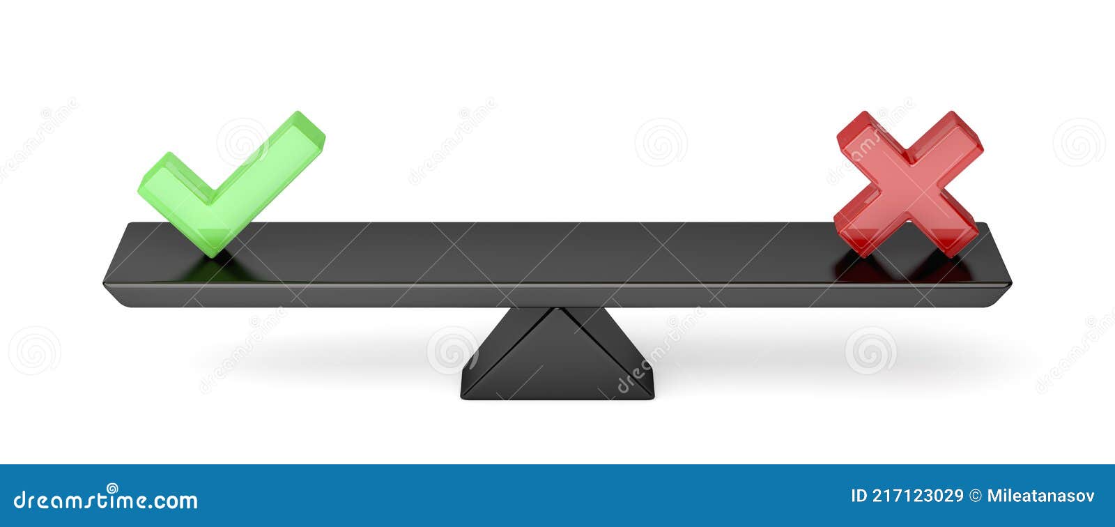 Negative, Red Check Mark Folder Icon Stock Illustration | CartoonDealer ...