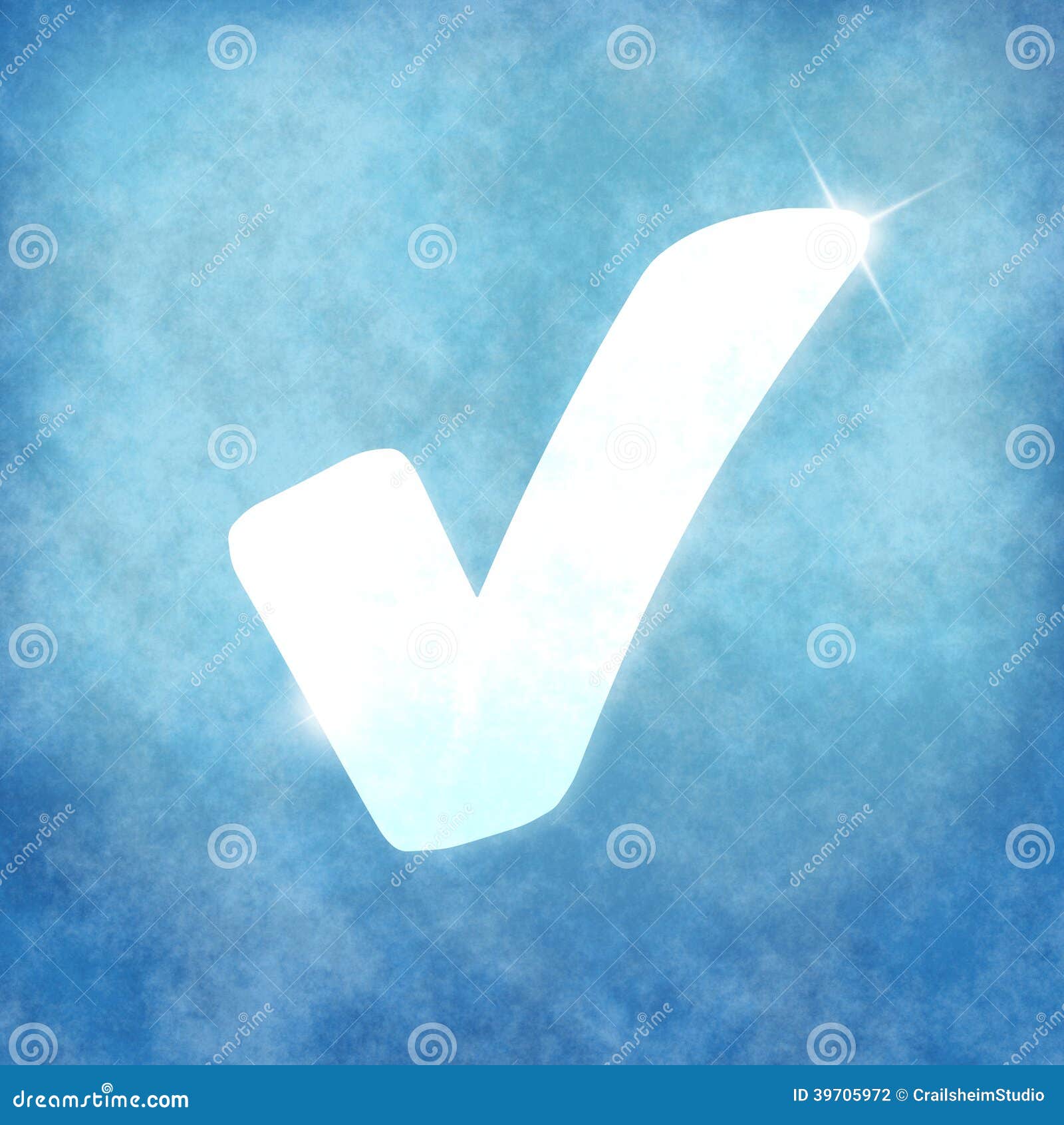 Tick stock illustration. Illustration of check, consent - 39705972