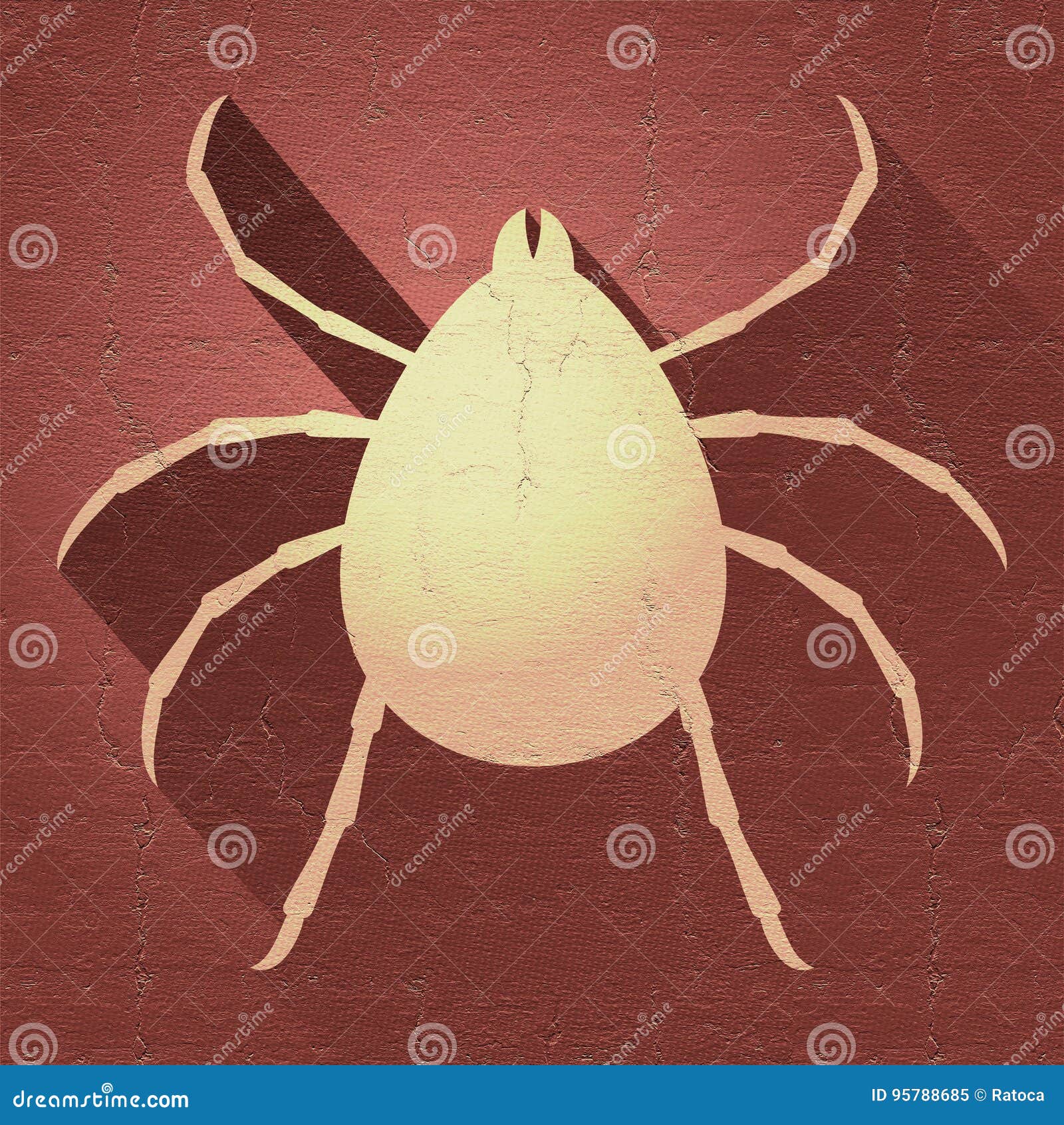 Tick Illustration, Drawing, Engraving, Ink, Line Art, Vector ...