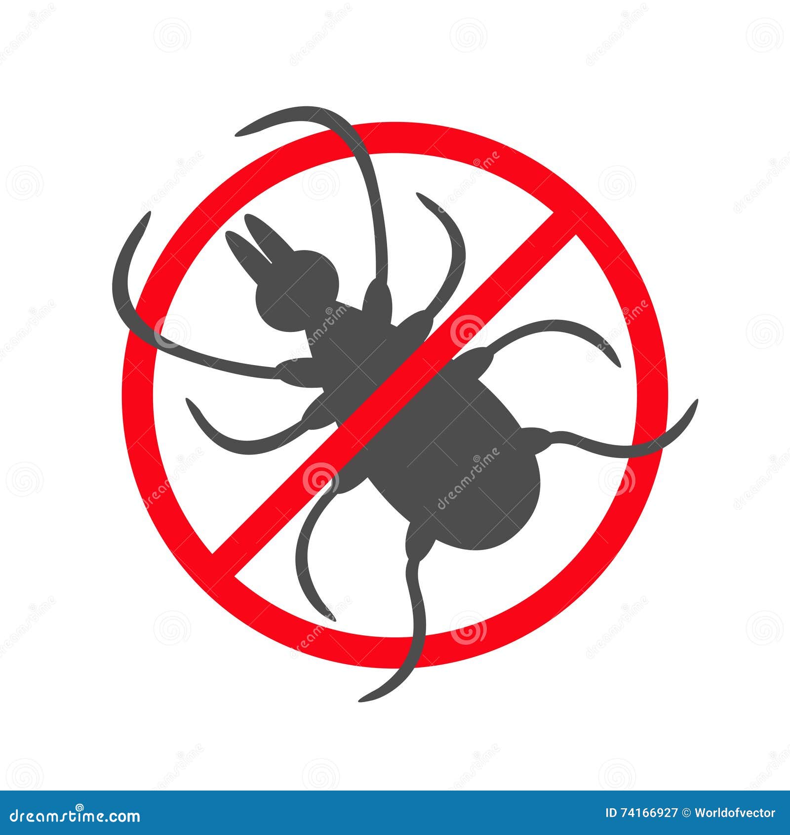 Ticks Set Deer Tick Vector Clipart Isolated On White Background