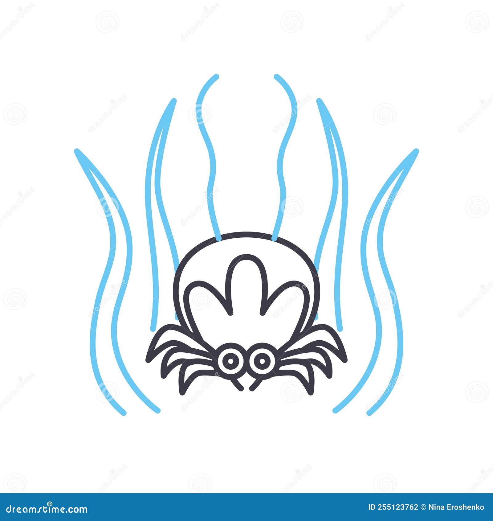 Tick Line Icon, Outline Symbol, Vector Illustration, Concept Sign Stock ...