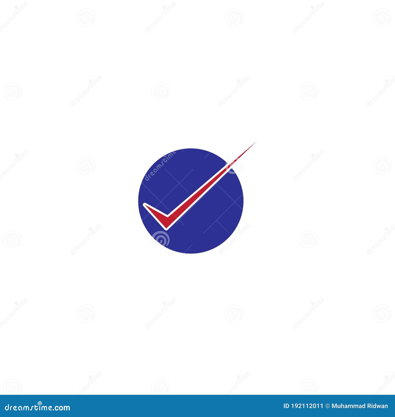 TICK LOGO stock vector. Illustration of isolated, vector - 192112011