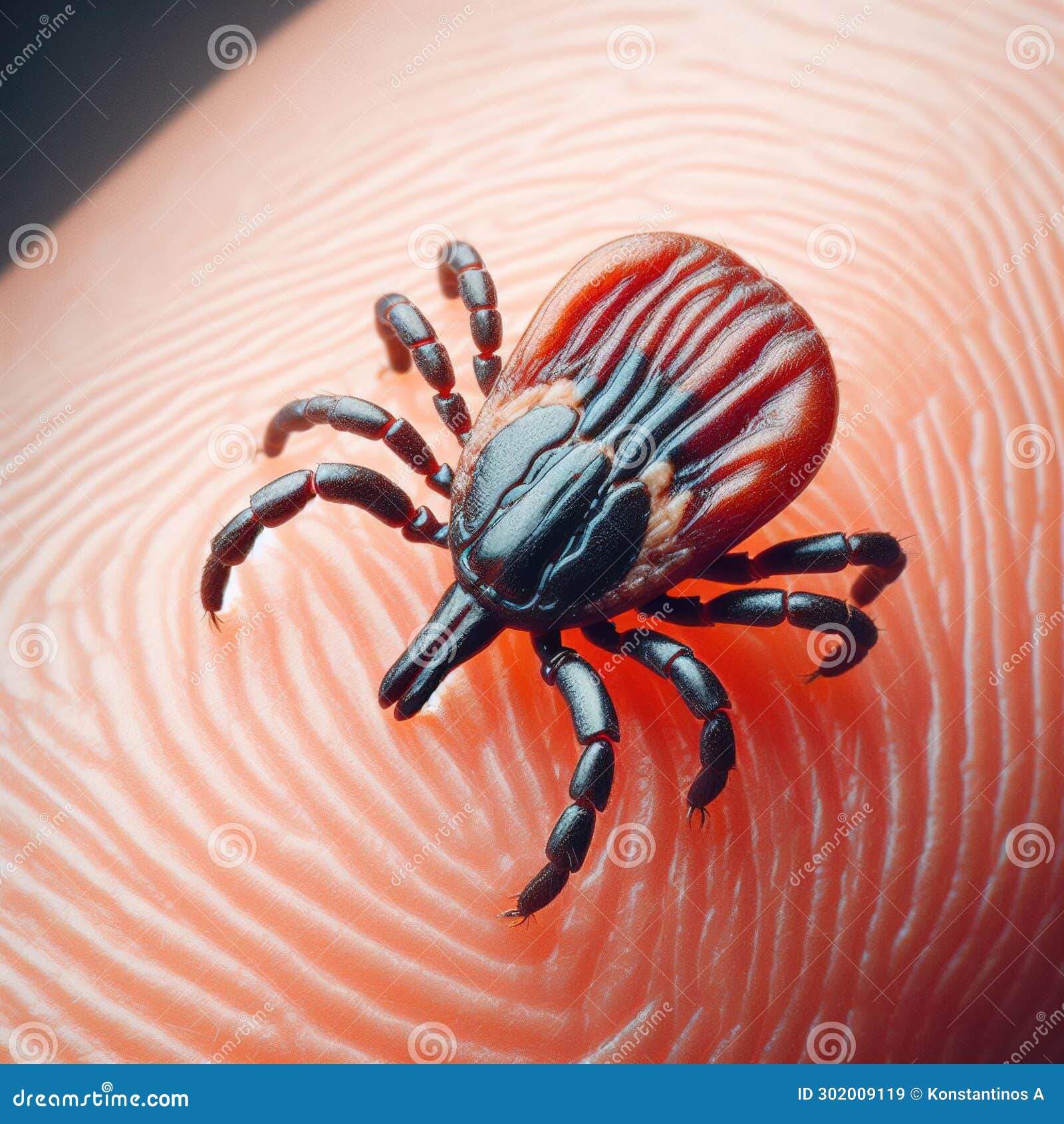 Tick Lone or Star on Finger - Ai Generated Stock Illustration ...