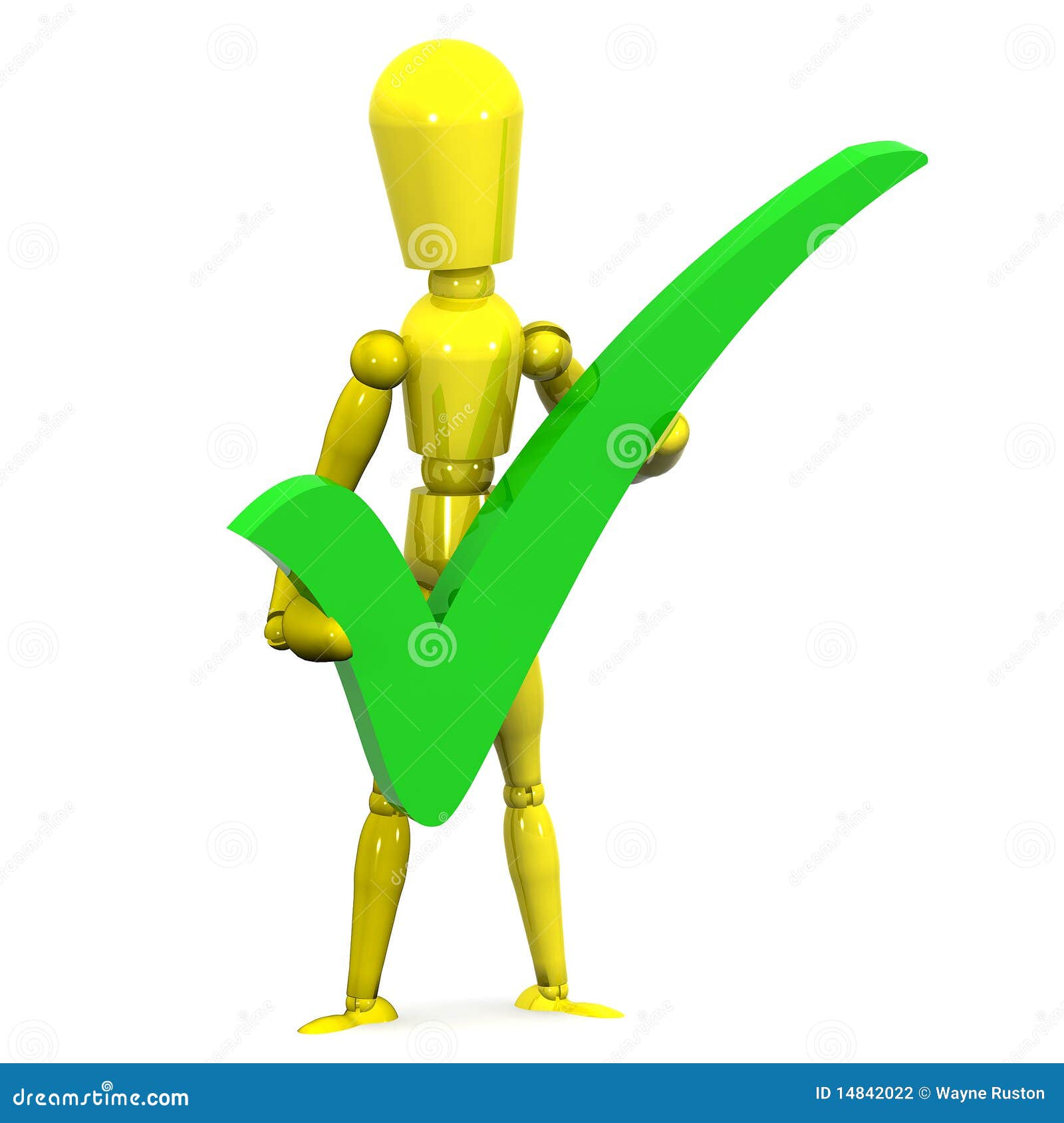 Set Of Colourful Tick And Cross Check Mark Icons On White Royalty-Free ...