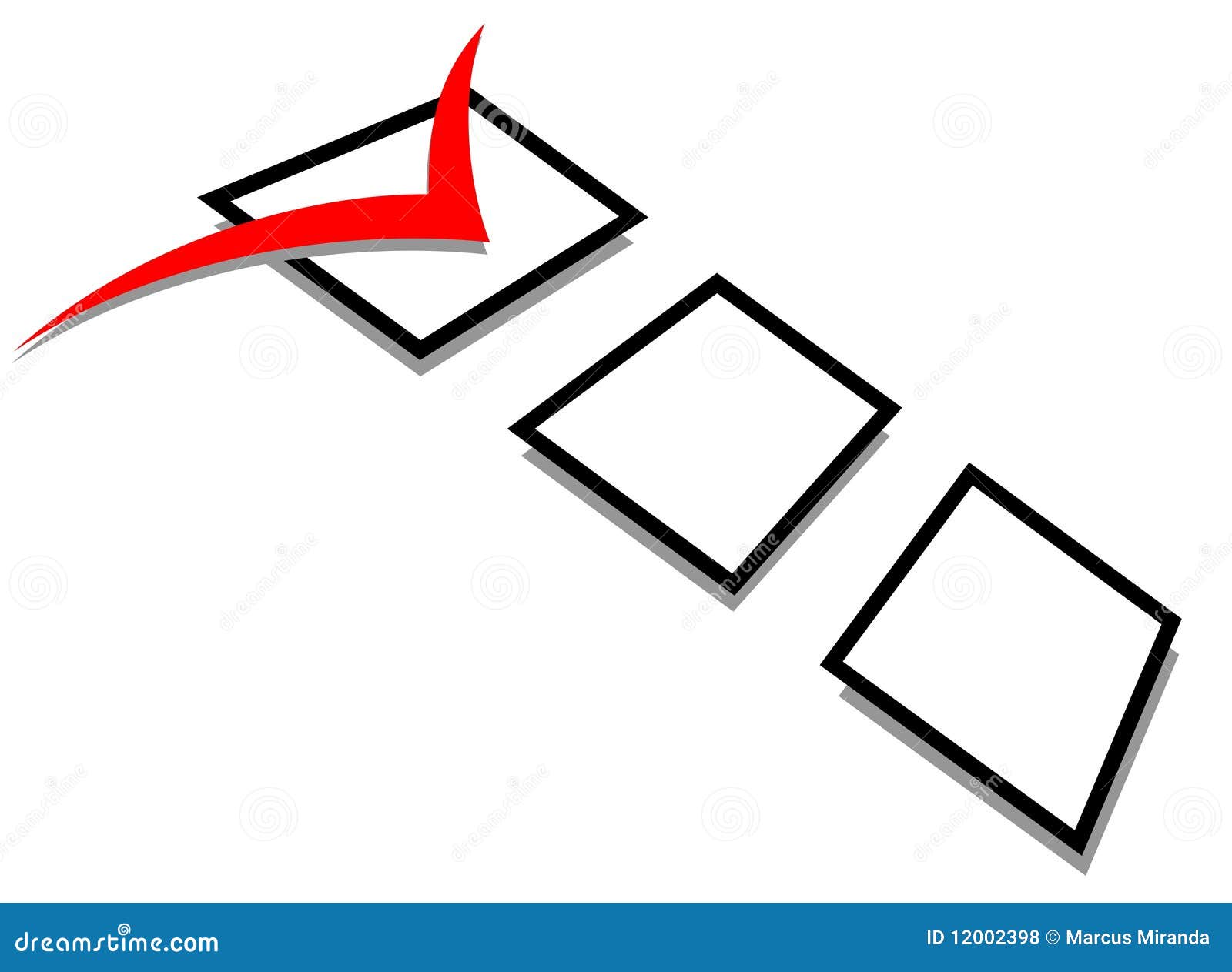 Tick mark stock vector. Illustration of answer, check - 12002398