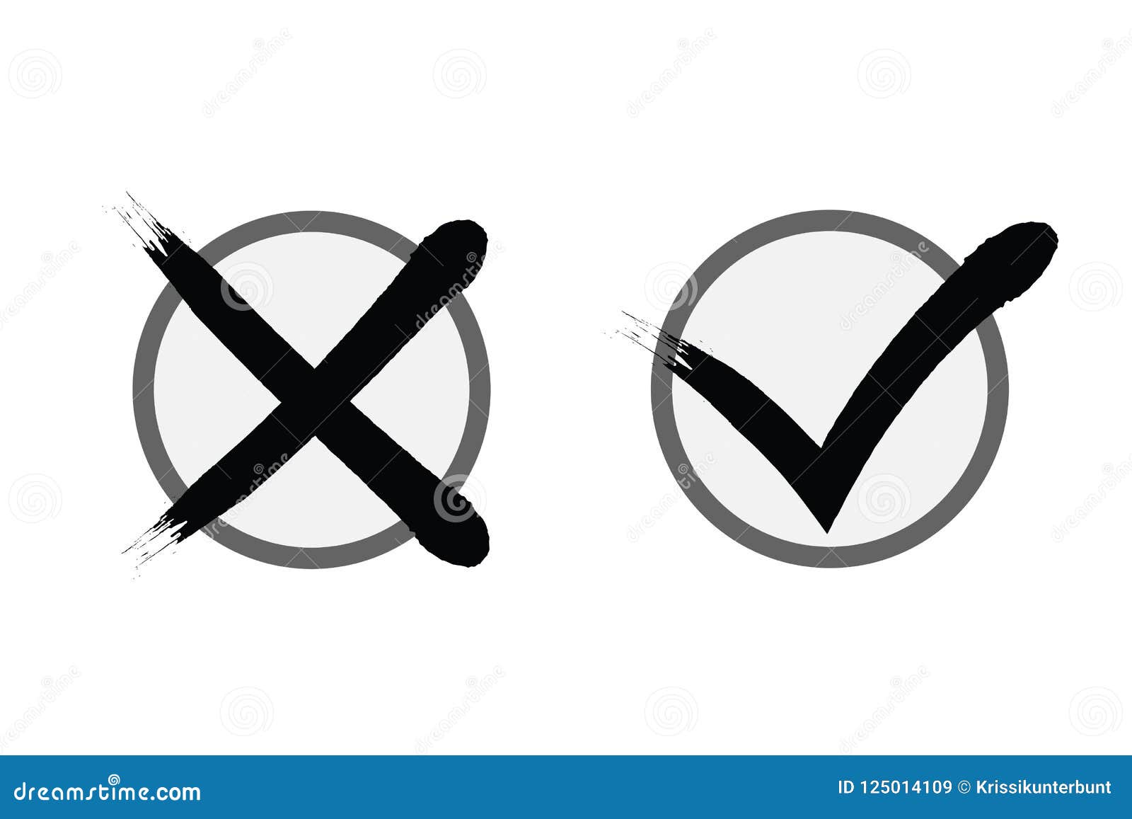 Tick off black icons stock vector. Illustration of positive - 125014109