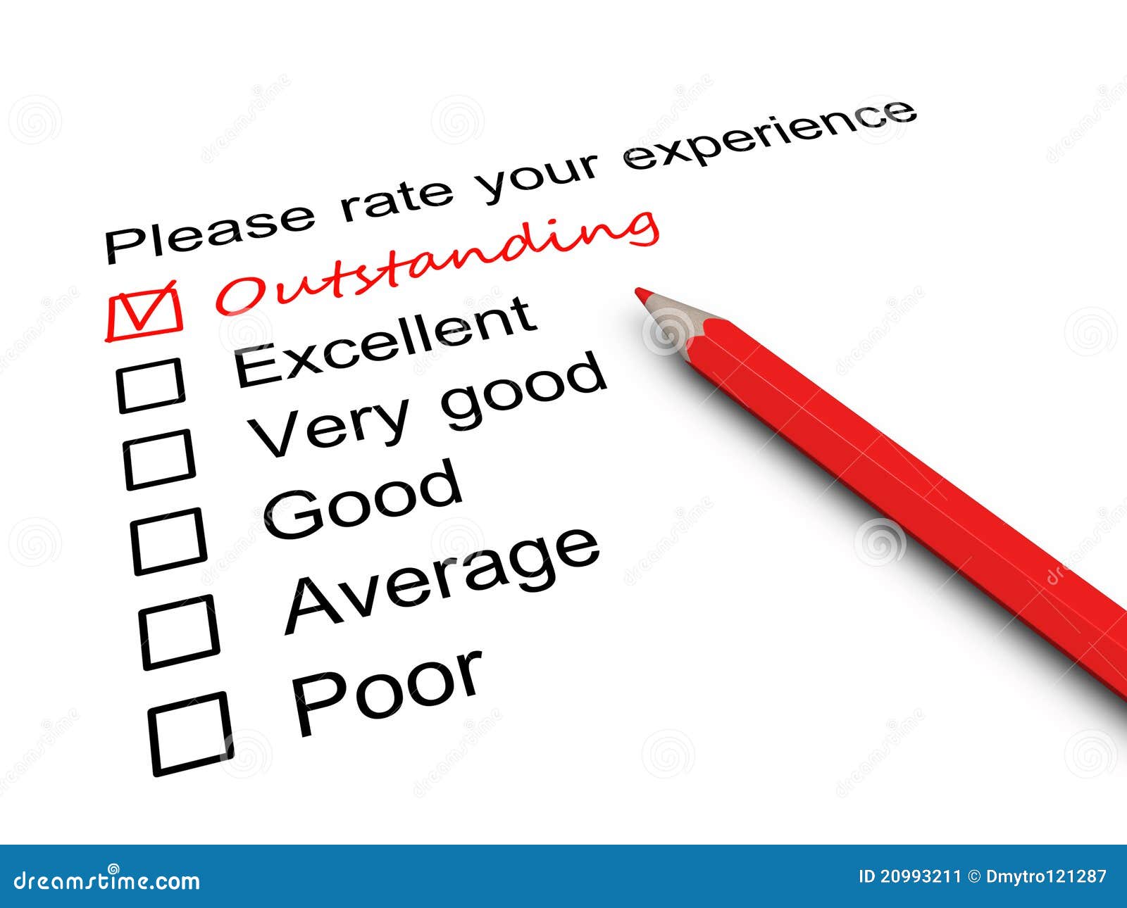 Tick Placed in Outstanding Checkbox Stock Illustration - Illustration ...