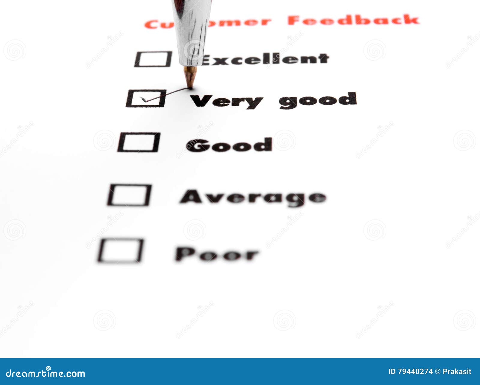 Tick Placed You Select Choice. Excellent,very Good,good,average Stock ...