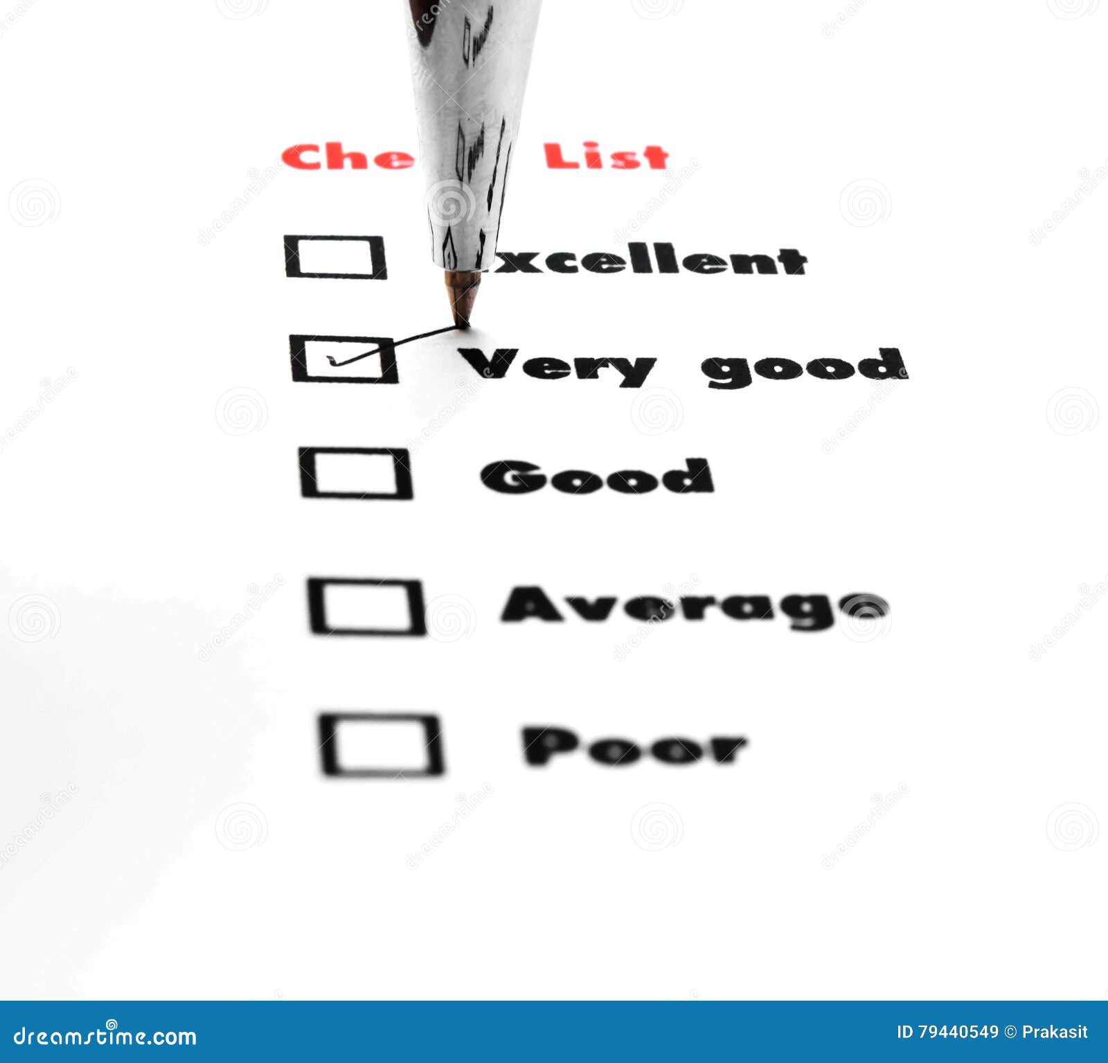 Tick Placed You Select Choice. Excellent,very Good,good,average Stock ...