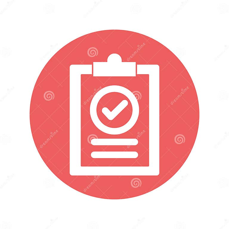 Tick on Sheet Isolated Vector Icon Which Can Easily Modify or Edit ...