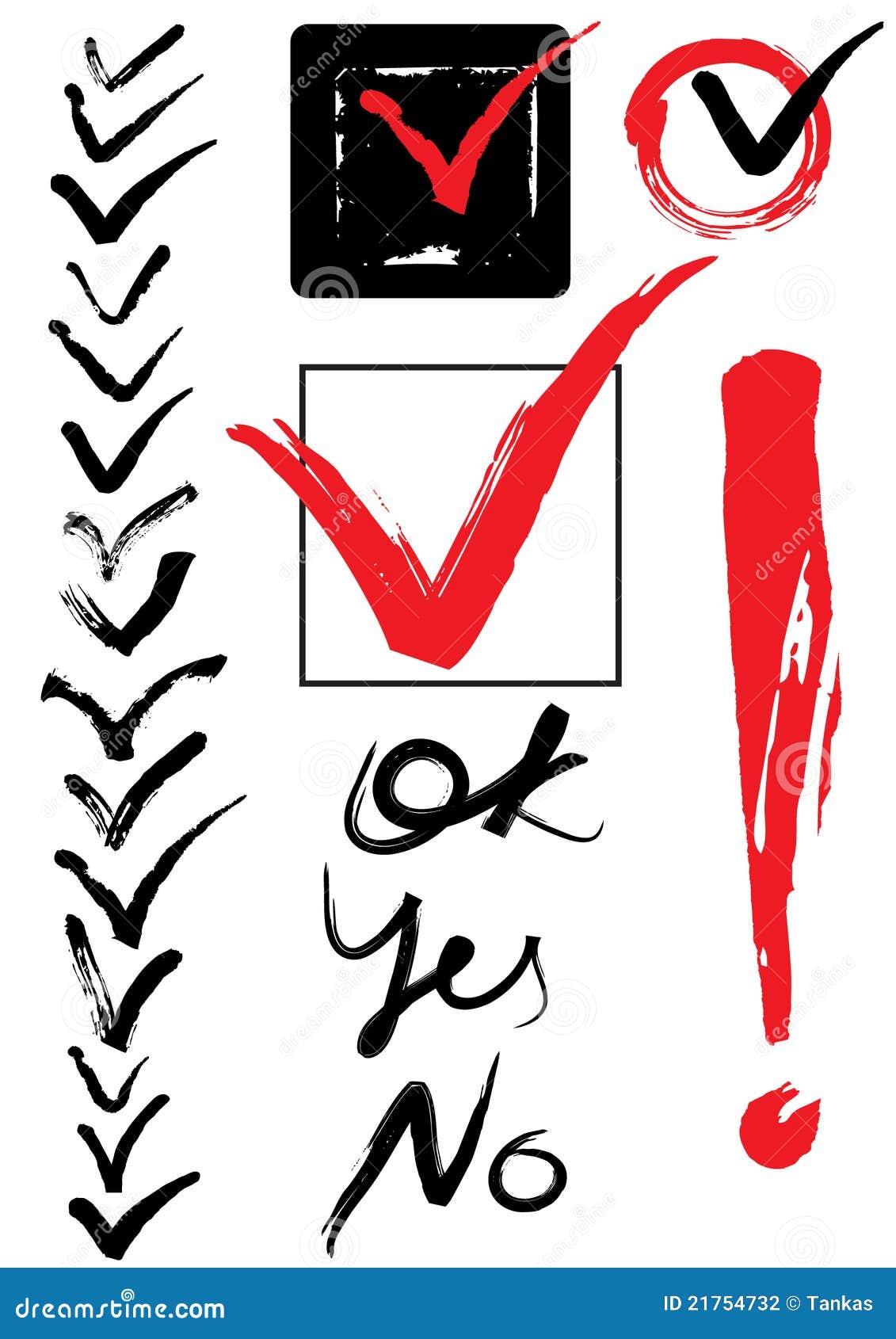 Tick sign stock vector. Illustration of pointing, forward - 21754732