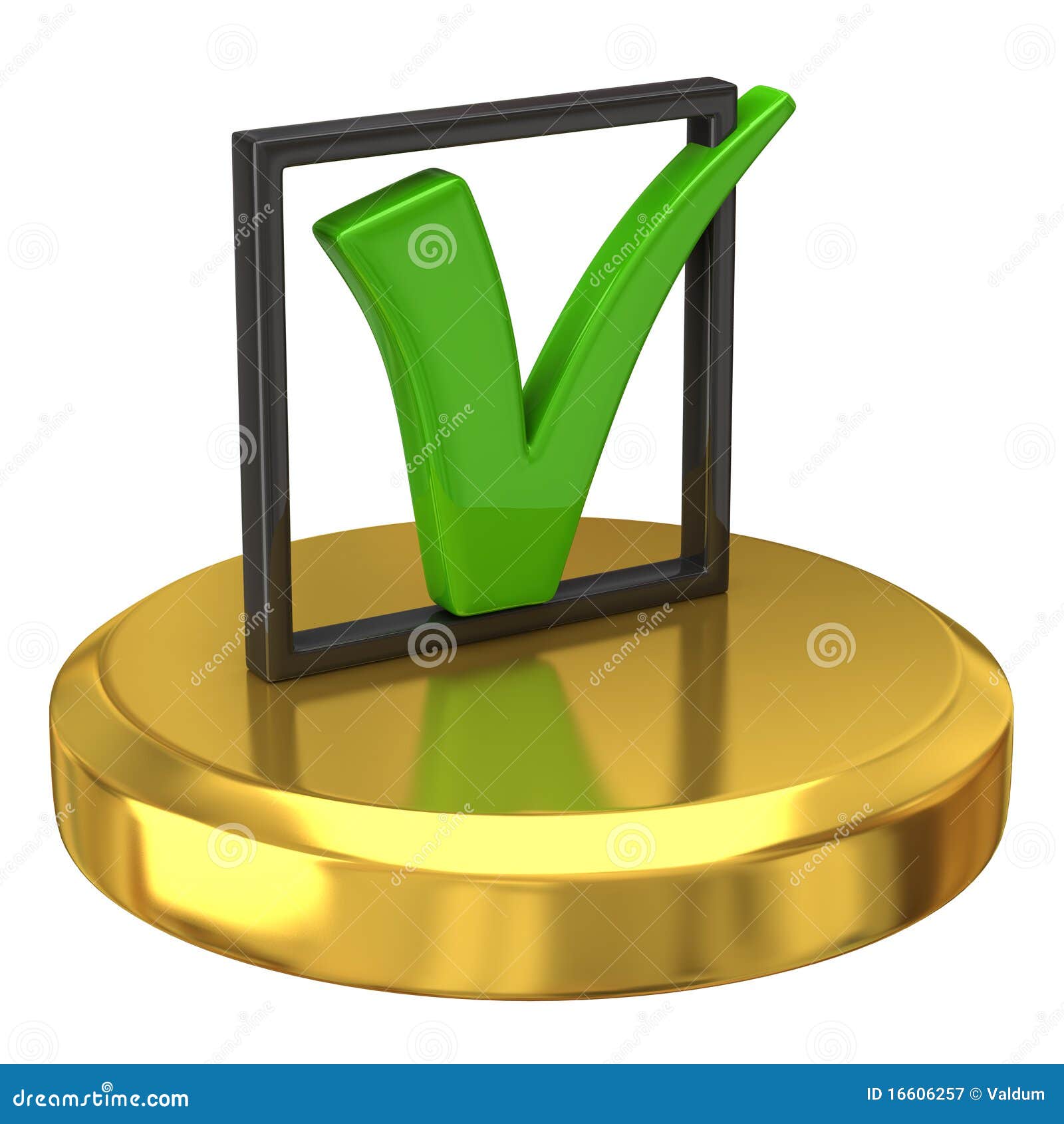 Tick Sign Icon. Check Mark Symbol. Cartoon Vector | CartoonDealer.com ...