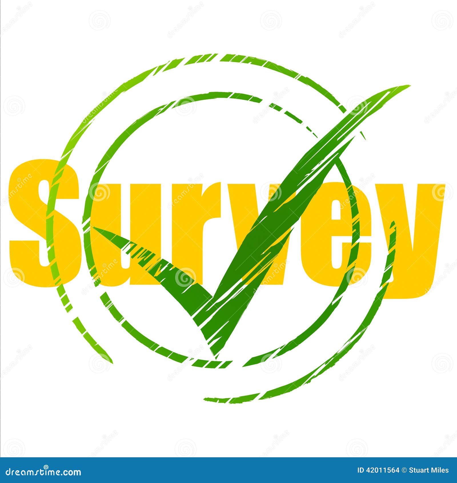 Tick Survey Represents Yes Checkmark and Assessing Stock Illustration ...