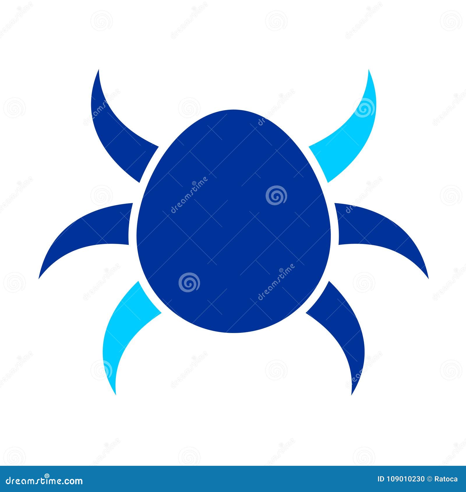 Tick symbol stock vector. Illustration of sign, virus - 109010230
