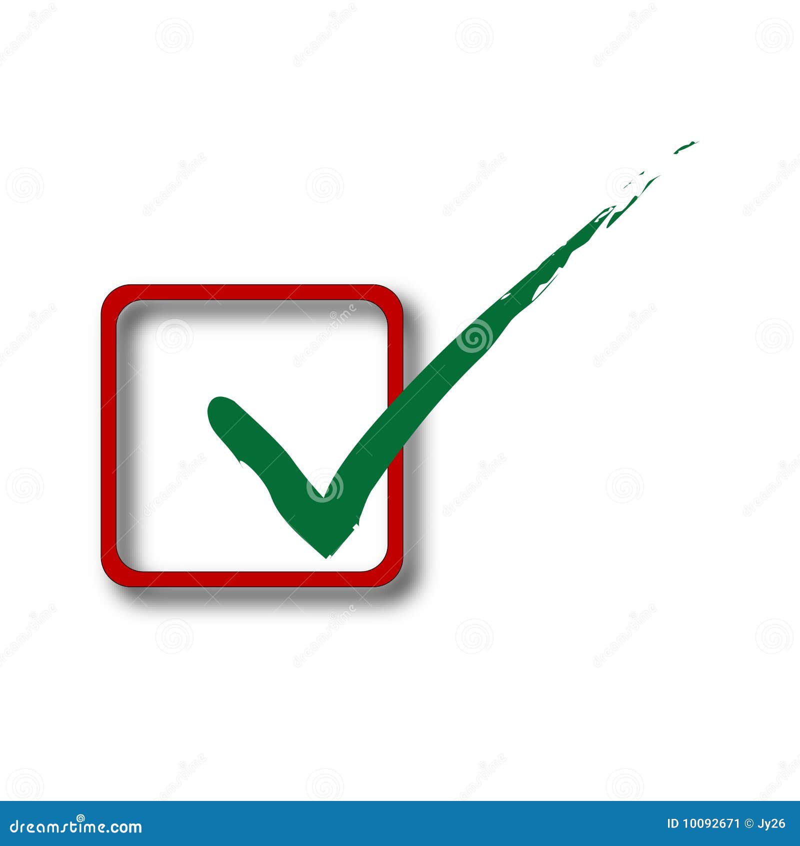 Tick Symbol (eps V8 Included) Stock Vector - Illustration of match ...