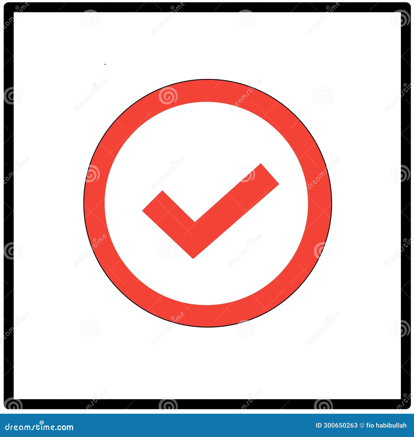 Tick Symbol Illustration Vector Design Stock Illustration ...