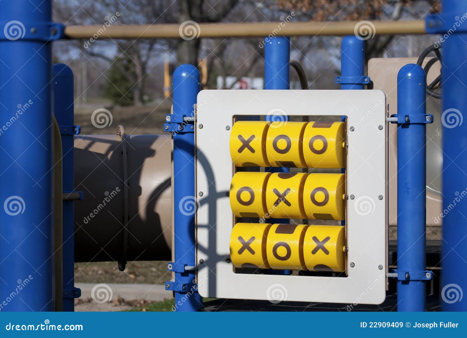 Tick-tack-toe game stock image. Image of ground, playground - 22909409