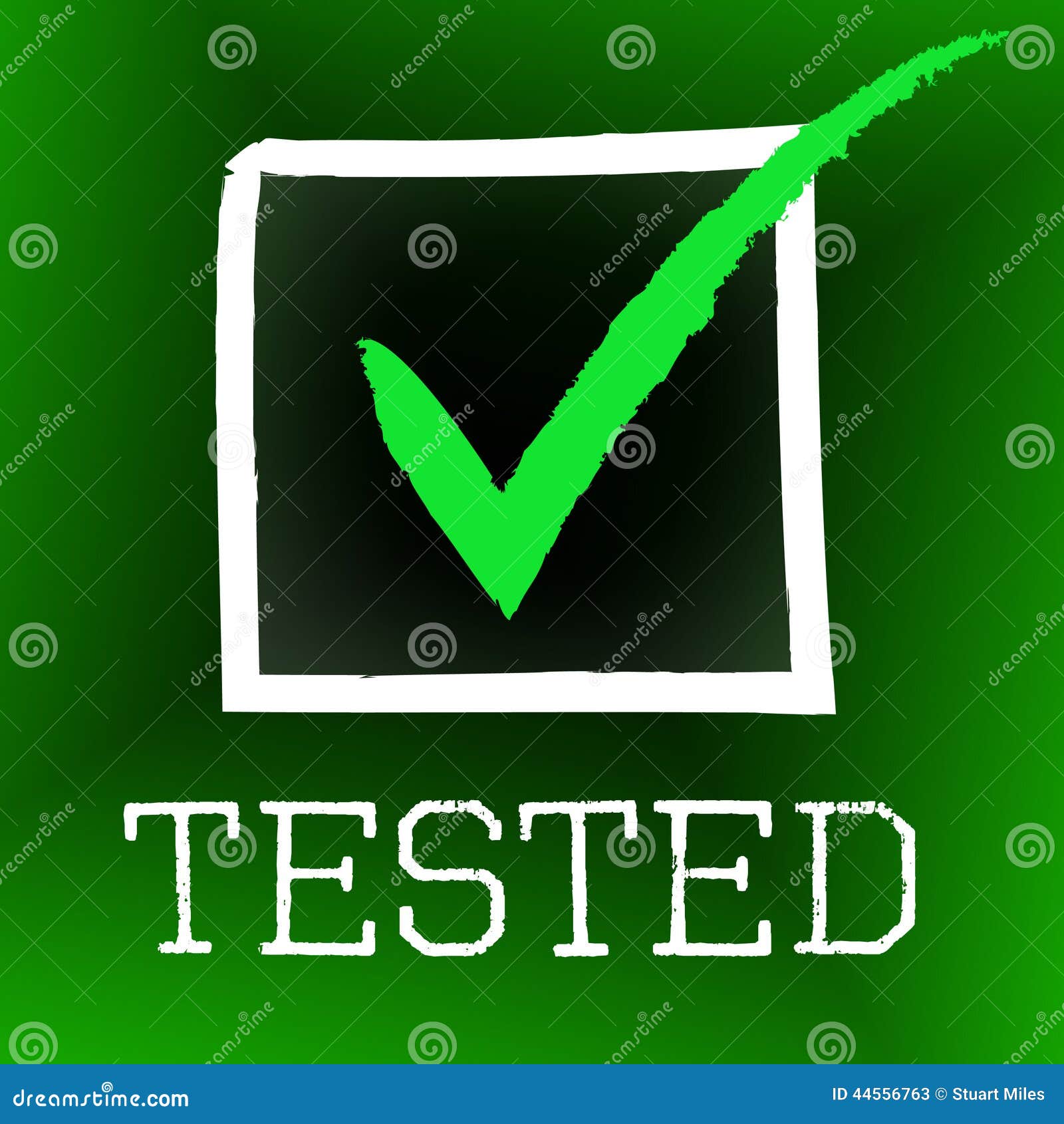 Tick Tested Indicates Confirmed Ratified Y Excelencia Stock de ...