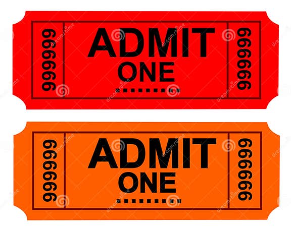 Ticket stock illustration. Illustration of enter, film - 1231599