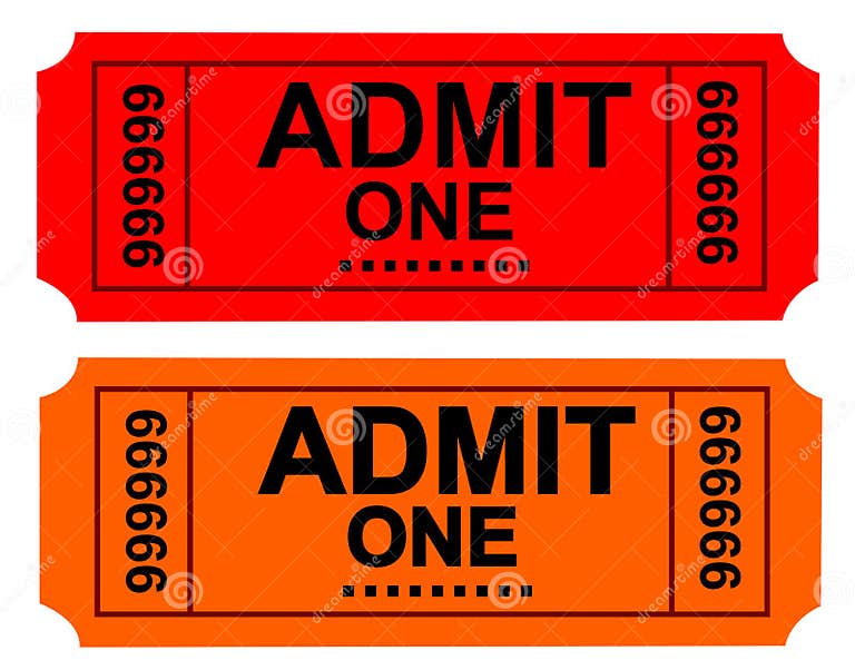 Ticket stock illustration. Illustration of enter, film - 1231599
