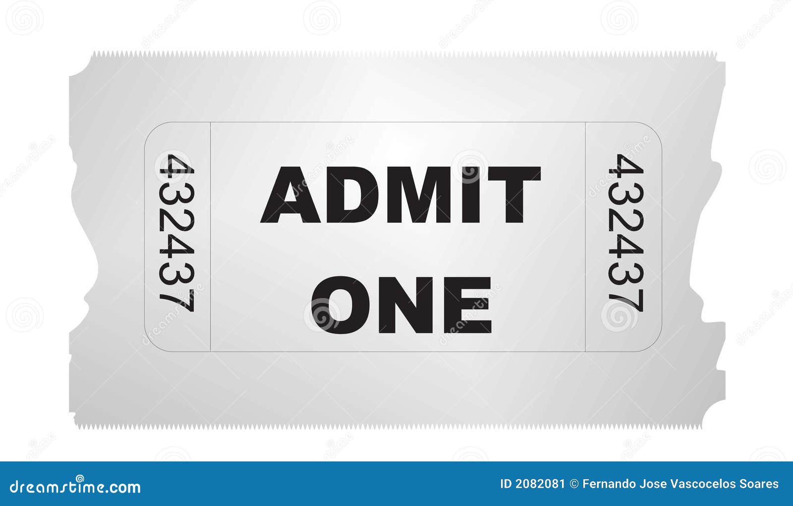 Ticket admit one gradient stock vector. Illustration of enter - 2082081