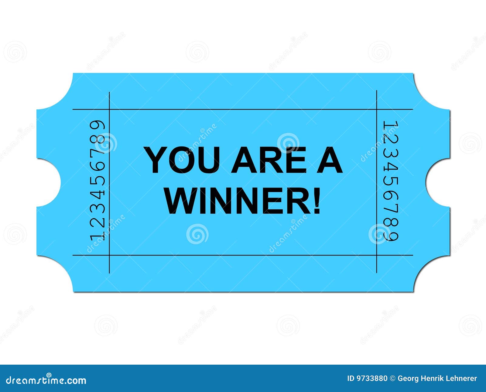 Ticket Blue stock illustration. Illustration of entertainment - 9733880