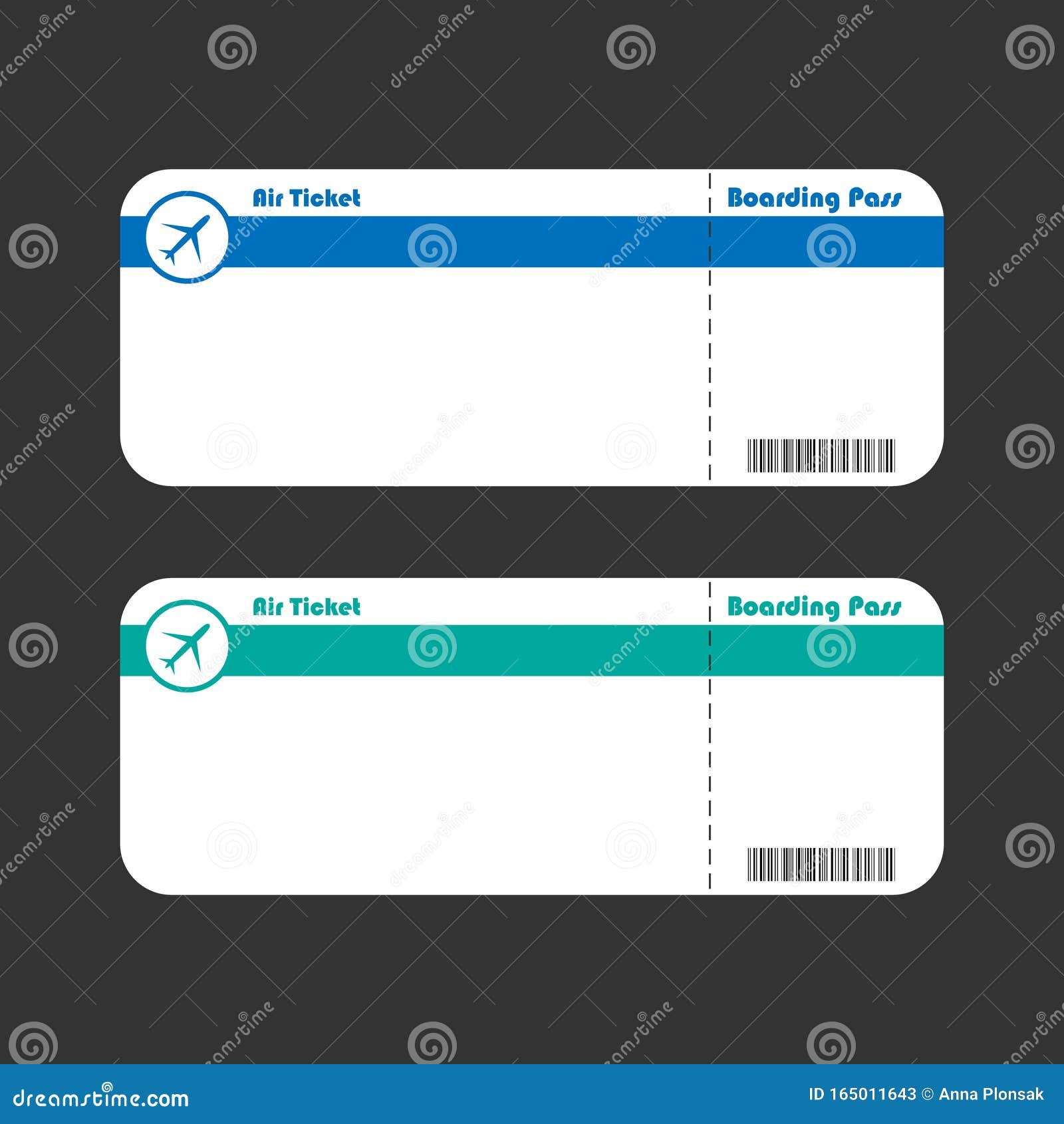 Ticket Boarding Pass - Vector Stock Illustration - Illustration of pass ...